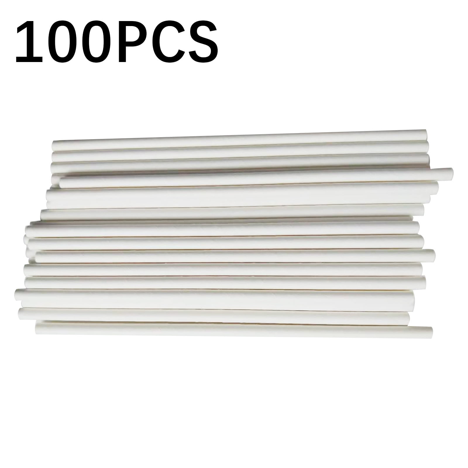 Deyared New Pure White Disposable Paper Straw（100PC） on Clearance ...