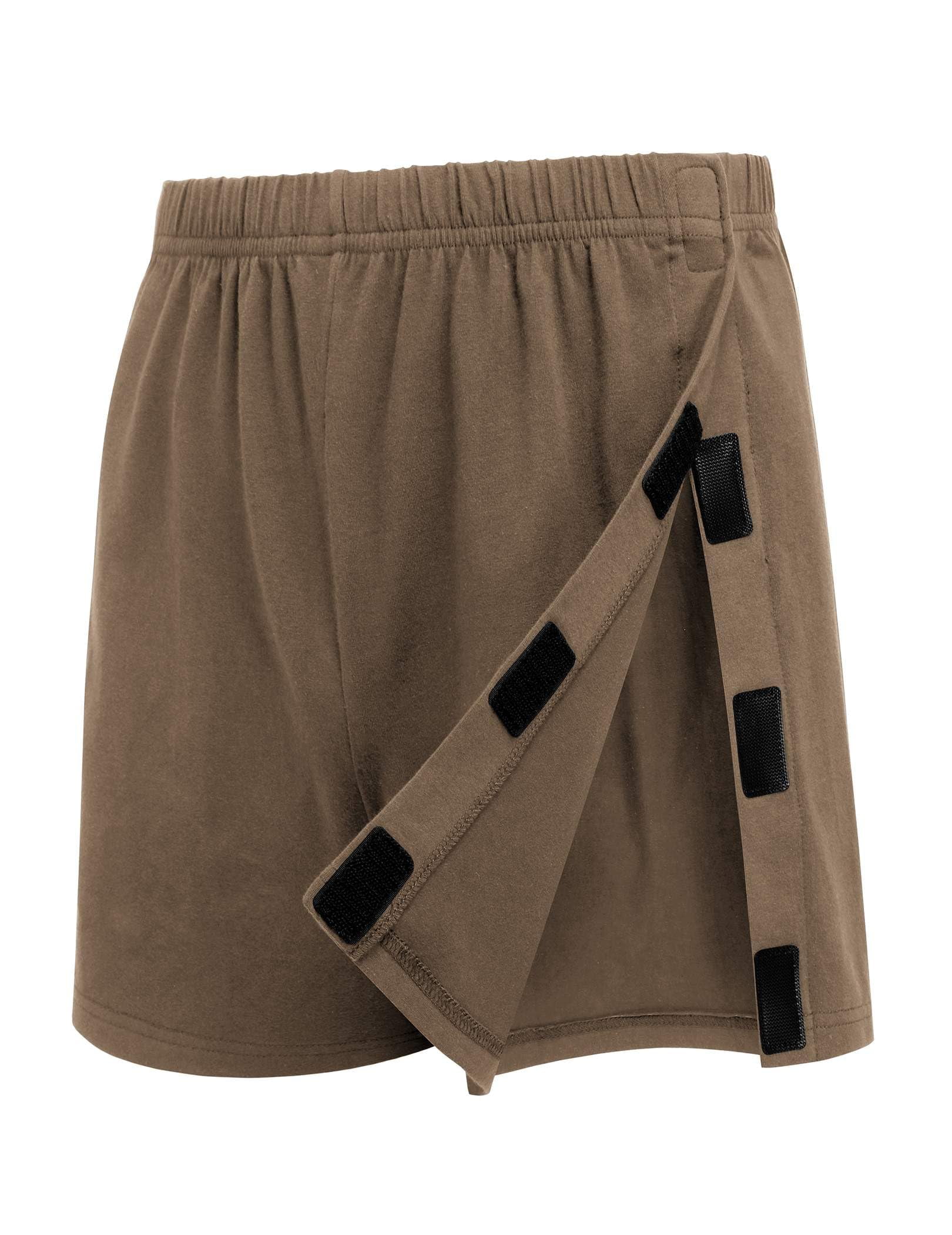 Deyeek Post Surgery Shorts Tear Away Shorts Cotton Knee Hip Replacement ...