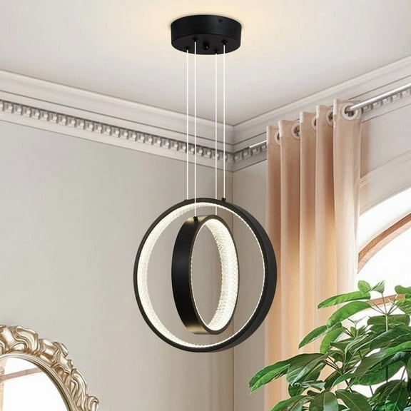 Cebu 26 Inch Black Pendant Light-Organic Modern Style - Walmart.com