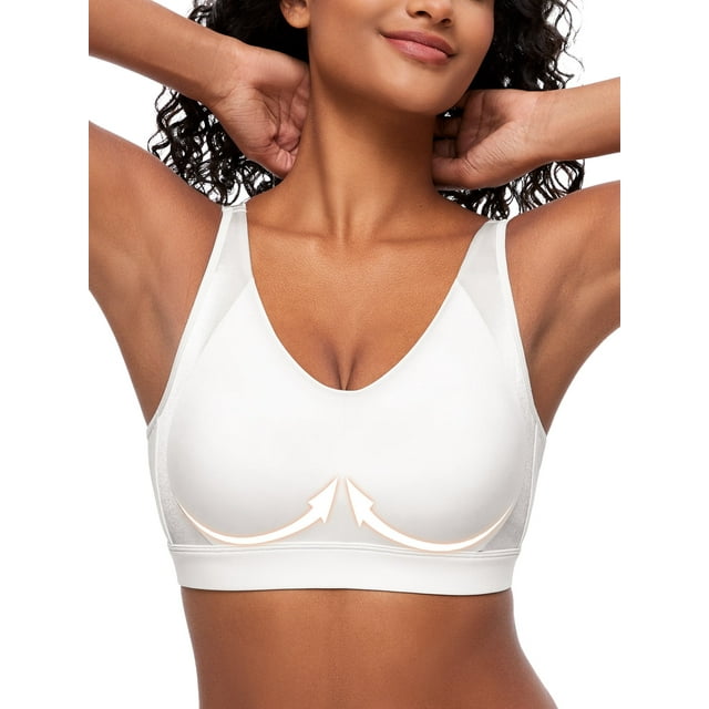 Deyllo Womens Full Figure Minimizer Bras Comfort Large Busts Non