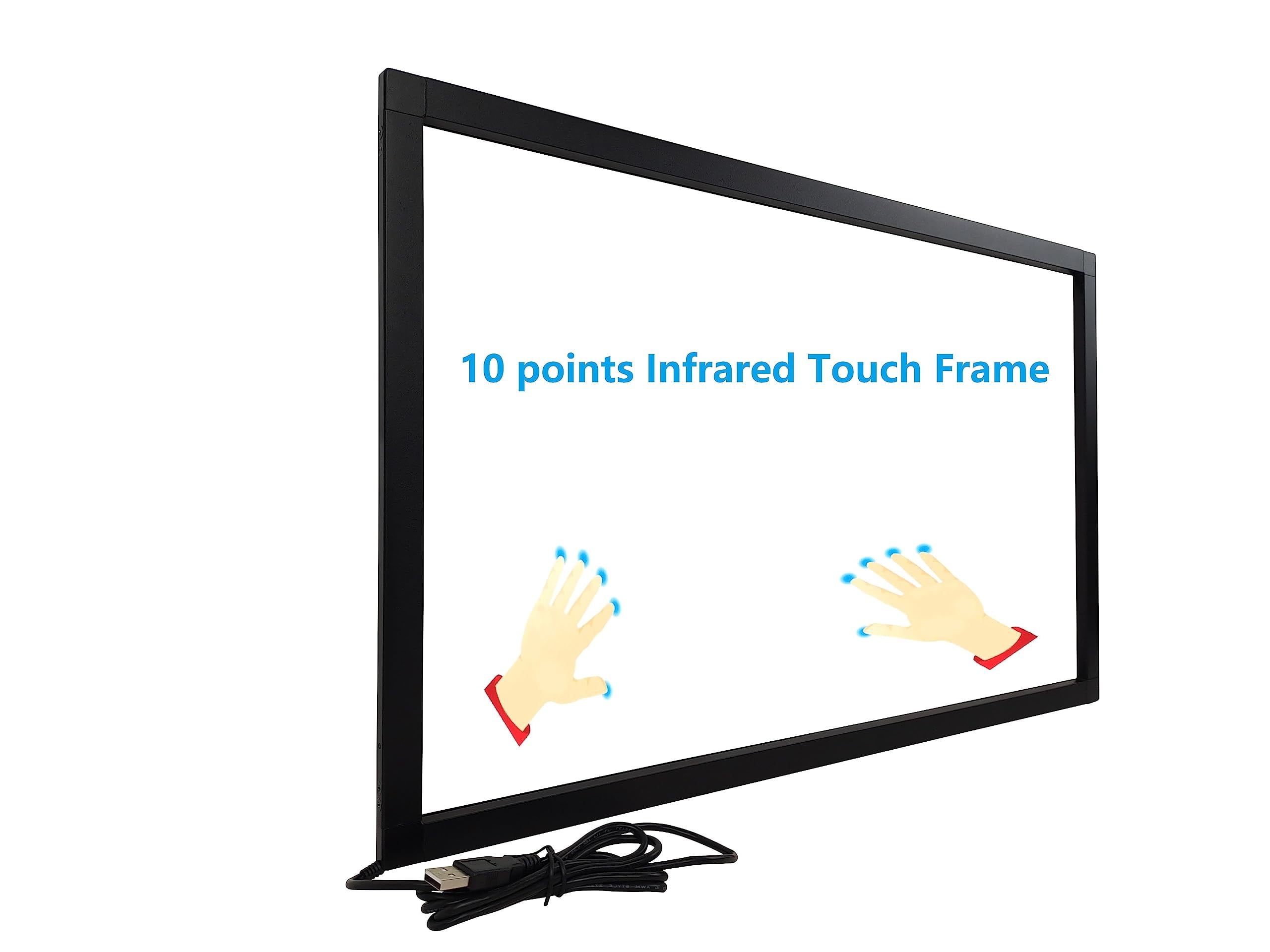 Deyowo 58 Inch Interactive 10 Points Infrared IR Touch Screen Overlay ...