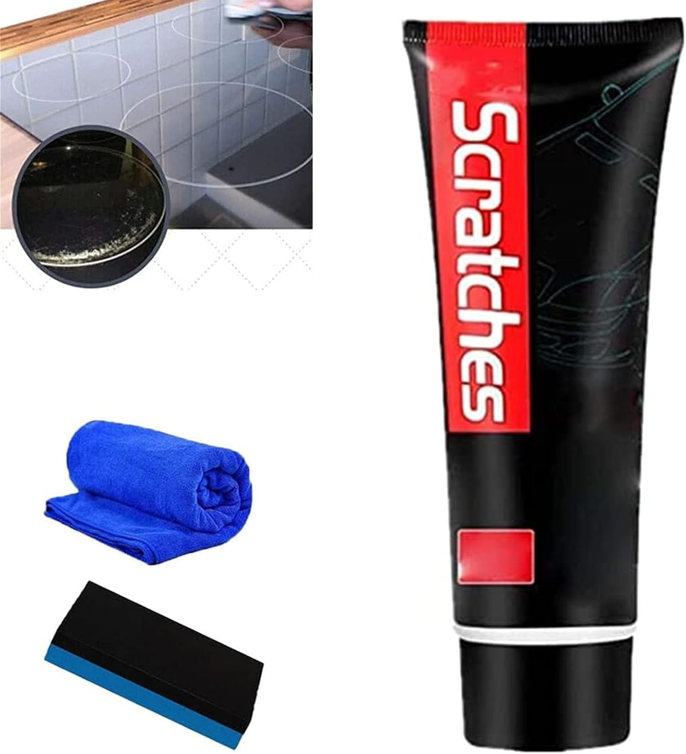 Deysen 100ml Glass Ceramic Cooktop Scratch Remover, Streak-Free Stove ...