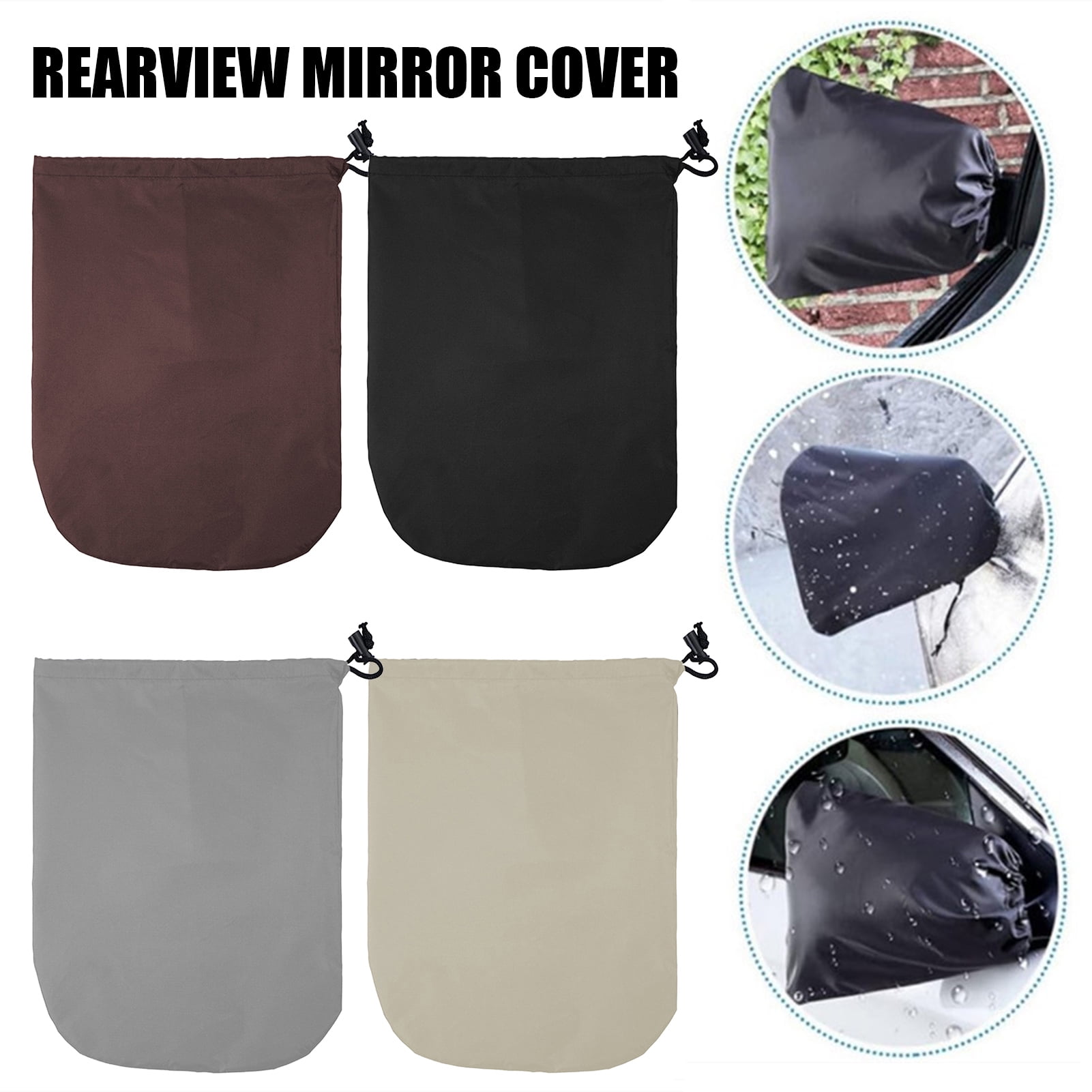 Deyuer 1 Pair Car Side Mirror Covers Universal Easy to Install Truck ...
