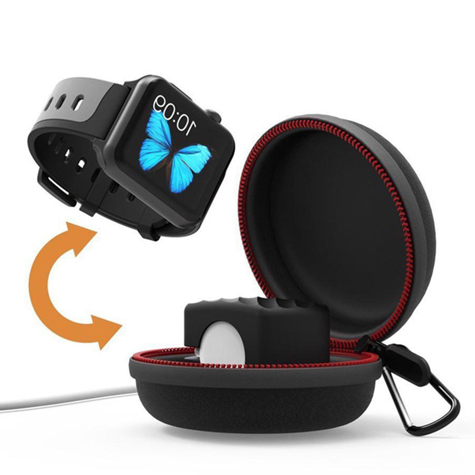 Deyuer 2 in 1 Earphone Watch Charging Base Storage Pouch Box for iWatch ...