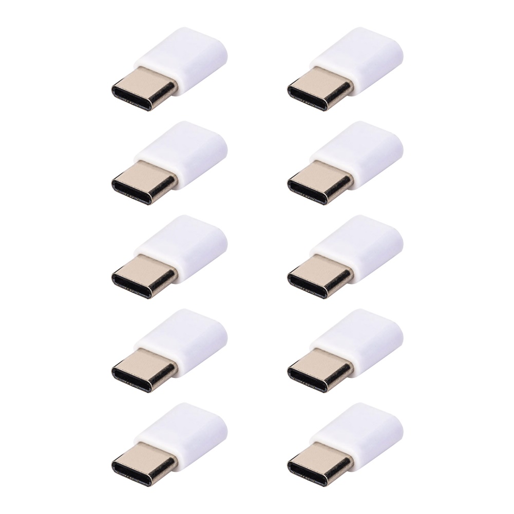 Deyuer 20Pcs Mini Type-C Male to Micro USB Female Adapter Mobile Phone ...