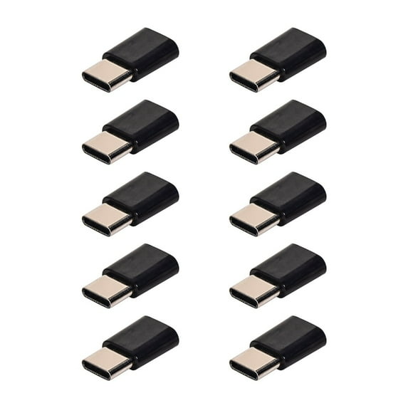 Deyuer 20Pcs Mini Type-C Male to Micro USB Female Adapter Mobile Phone ...
