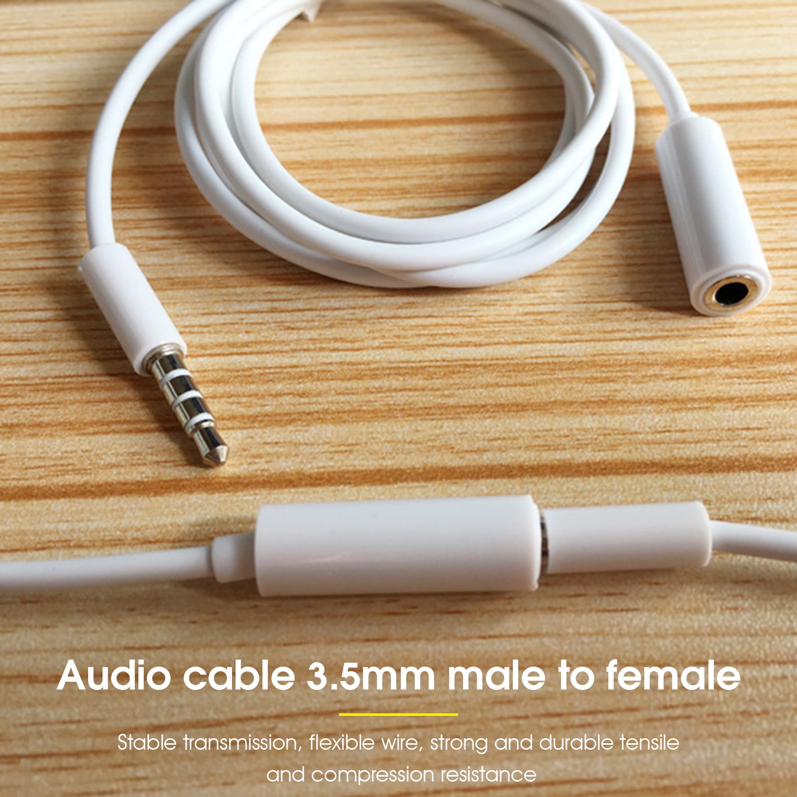 Deyuer 2Pcs Earphone Extension Cable Stereo Audio Signal Transfer Plug ...