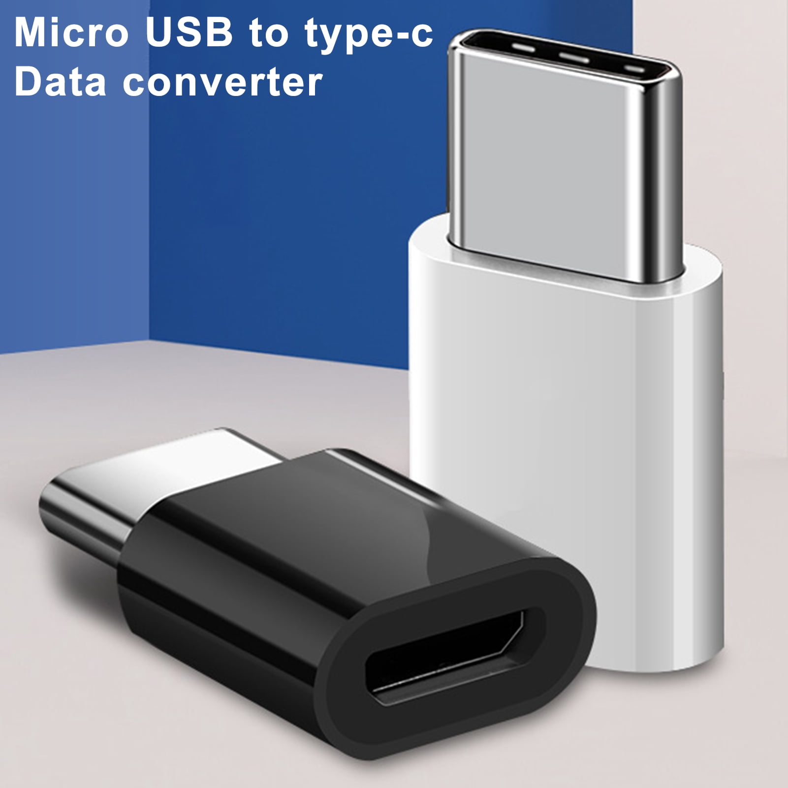 Deyuer 2Pcs Micro-USB to Type-C Male Connector Phone/Tablet Charger ...