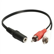 onn. 6" Aux-In to RCA Stereo Y-Adapter - Walmart.com