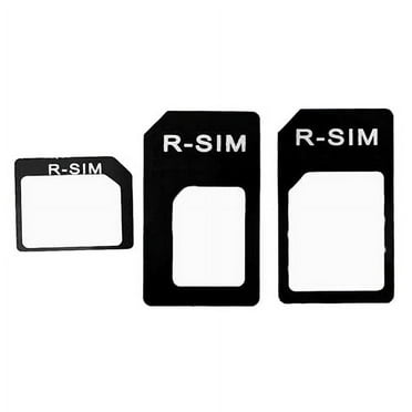 for Nano SIM Card Adapter 4 in 1 Converter Kit to Micro/Standard for ...