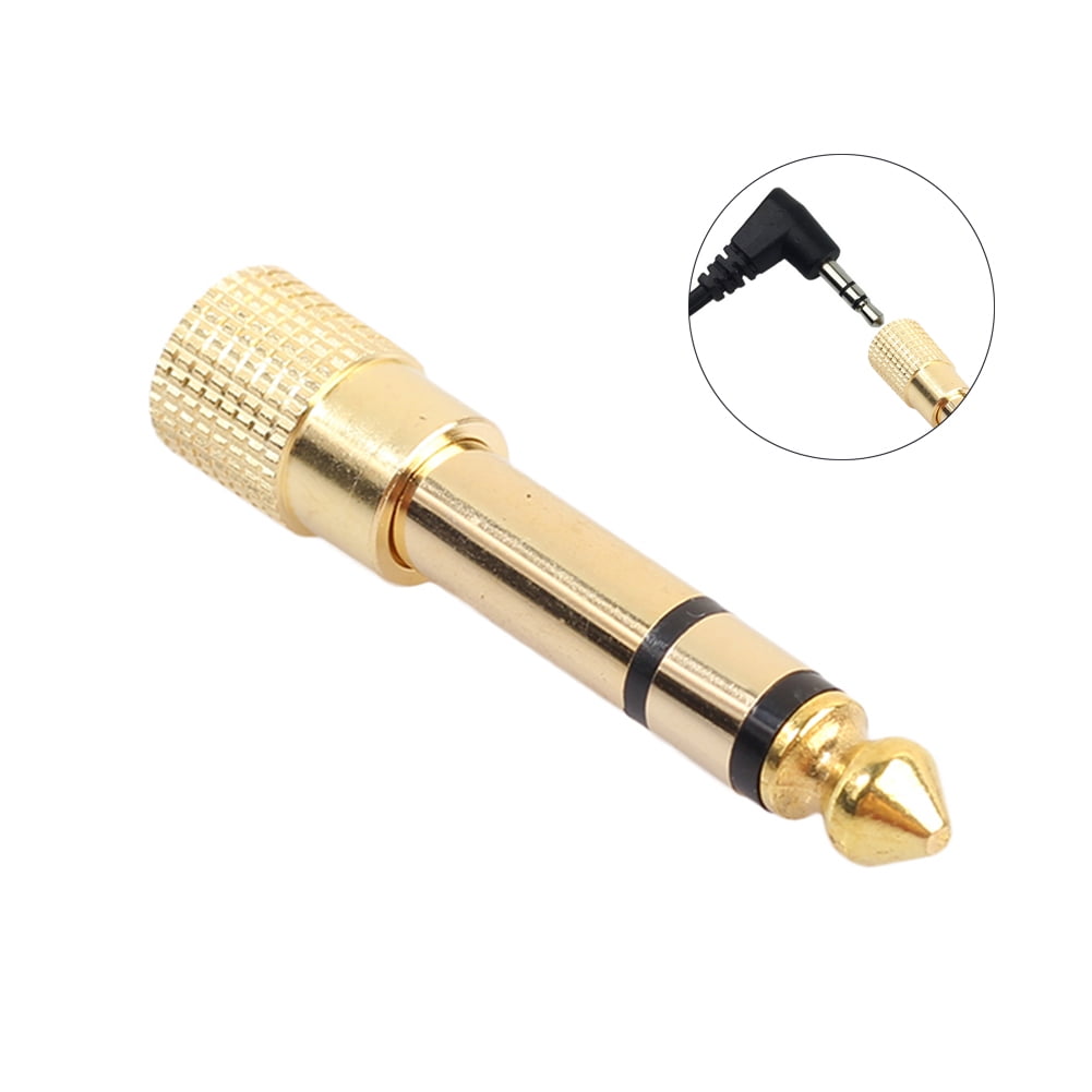 Deyuer 3Pcs 6.35mm Male to 3.5mm Female Headphone Stereo Earphone Audio ...