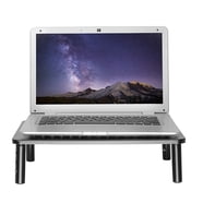 Quartet Glass Desktop Monitor Riser with Dry-Erase Board Adjustable ...