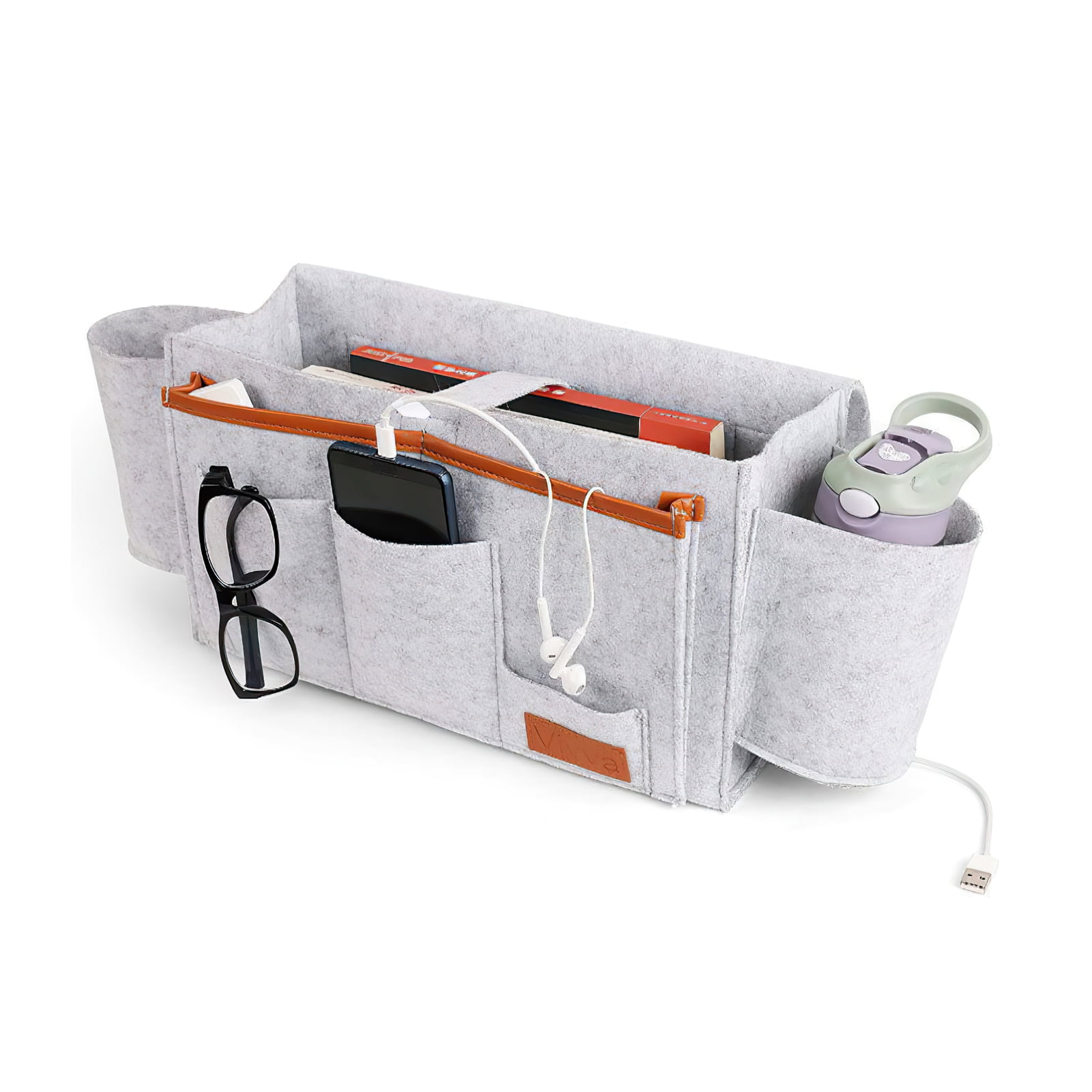 Deyuer Bedside Storage Bag,Organizer,Table Cabinet,Storage Pouch for TV ...