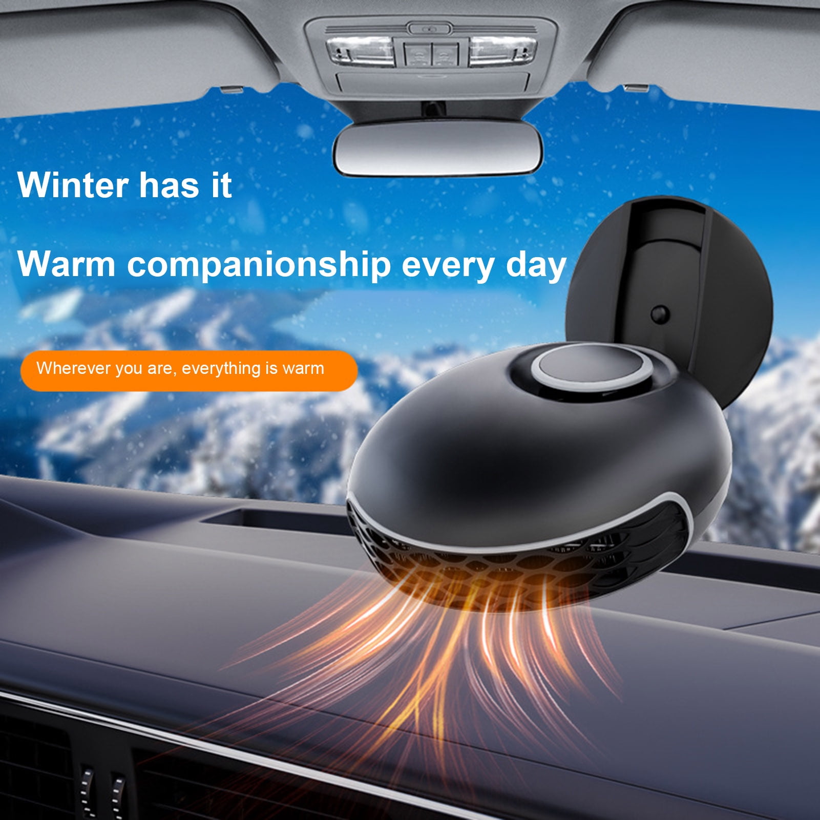 Deyuer Car Heater 12V 150W Quick Heating Cooling Fan 360 Degree ...