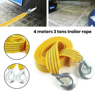 Raindrops 3 Meter Tow Ropes for Cars Wire Rope Nylon Rope Durable Tow ...