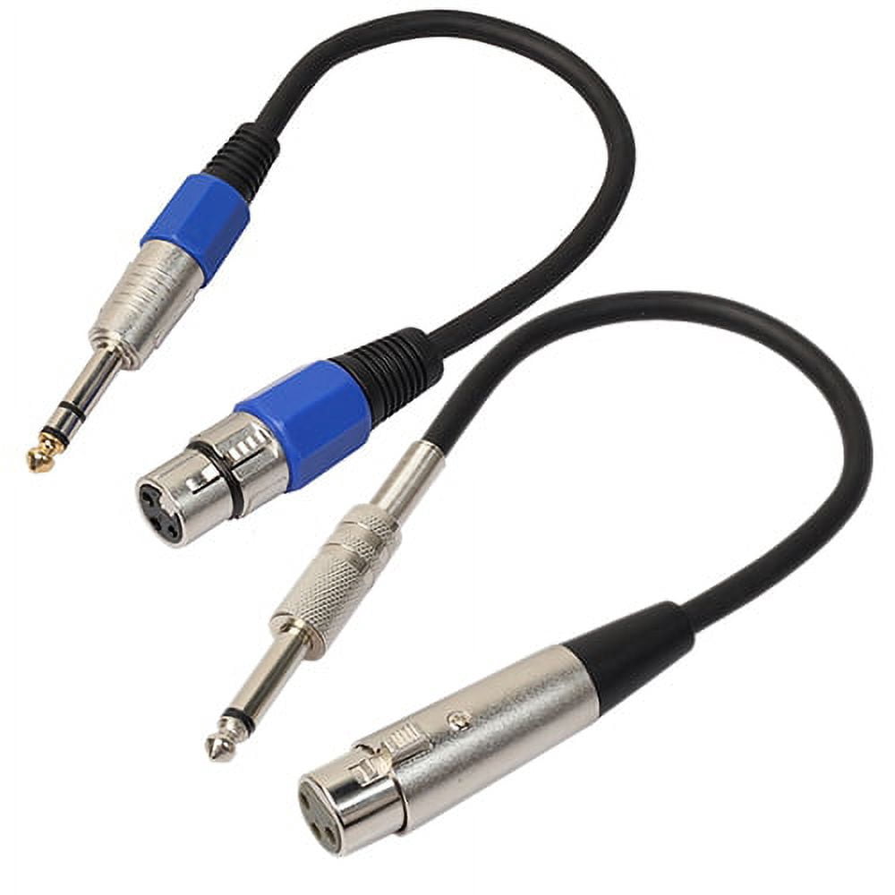 Deyuer Citystore 6.35mm Male to XLR 3Pin Female Jack Lead Plug ...