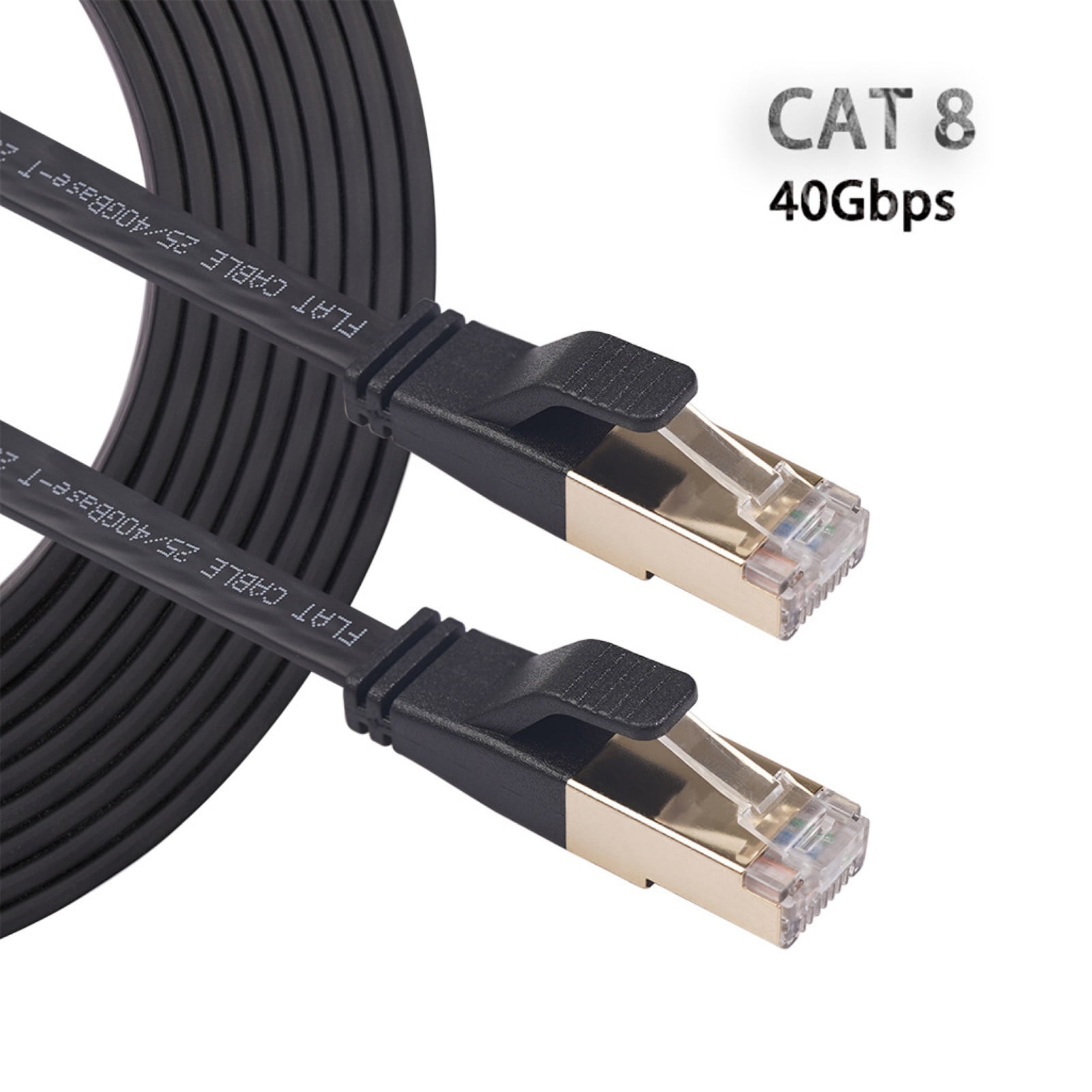 Deyuer Flat CAT8 RJ45 40Gbps Super Speed Routing Ethernet Cable Network ...