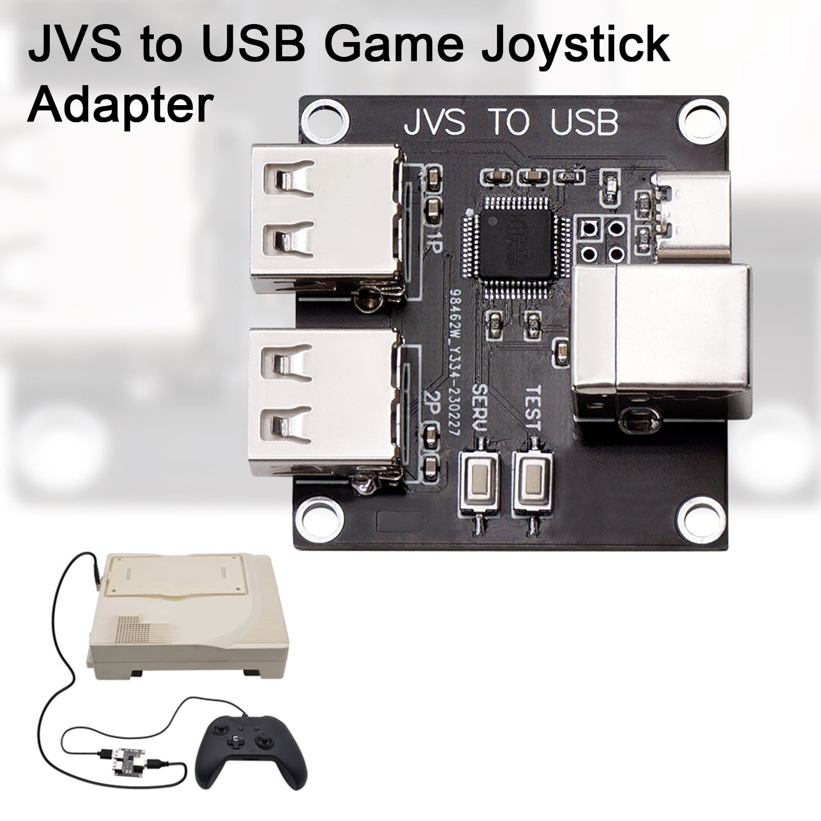 Deyuer Gamepad Adapter Custom Button Stable Transmission High Efficiency JVS to USB Game ...