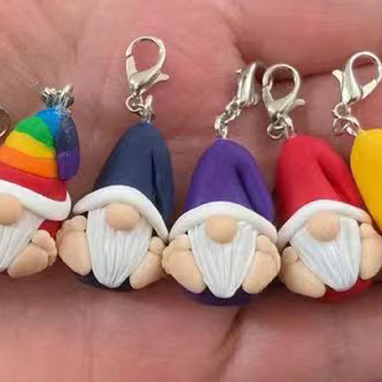 Deyuer Gnome Ornament Lovely Colorfast Decorative Resin Mini Faceless ...