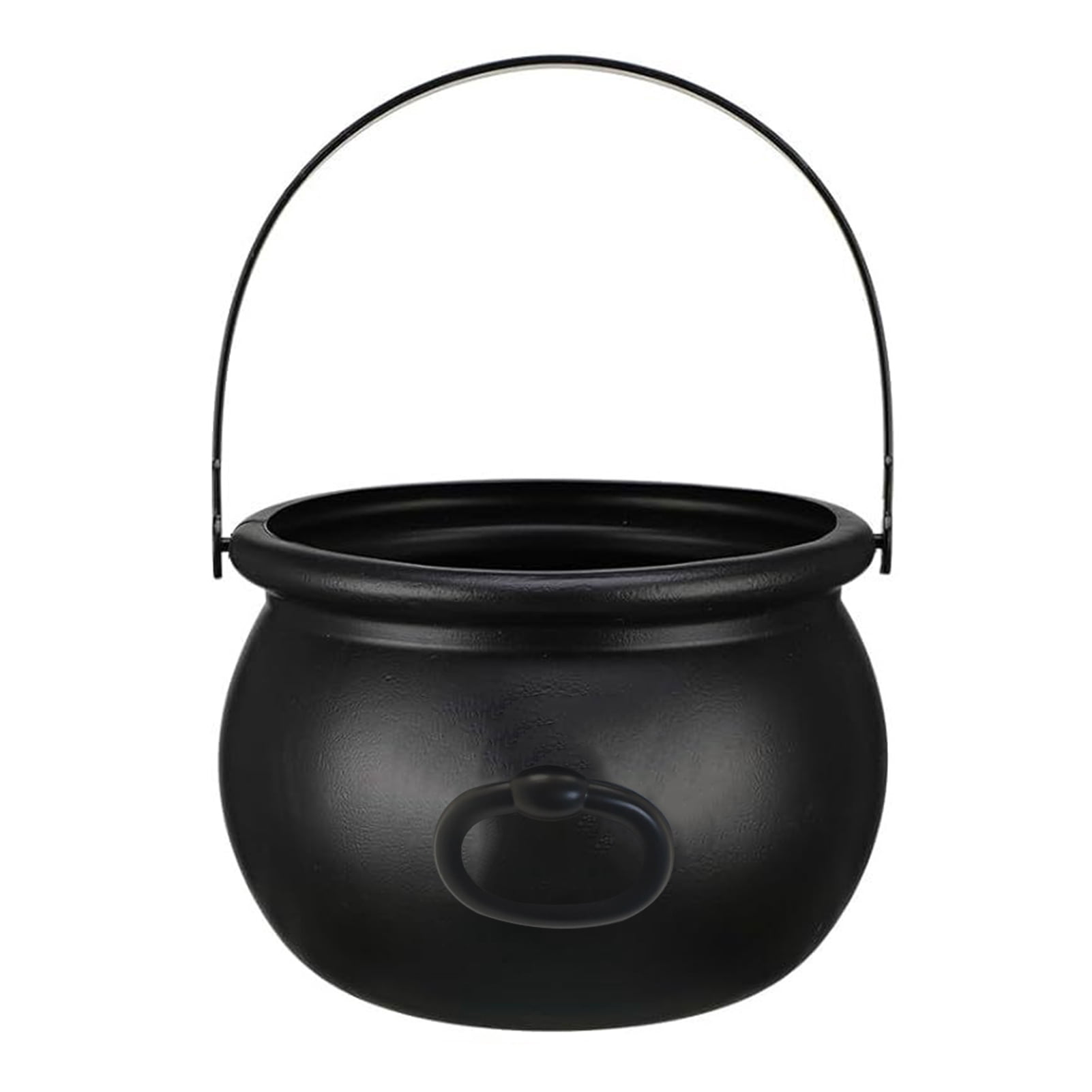 Deyuer Halloween Witch Cauldron,Large Black Plastic Witch Kettle ...