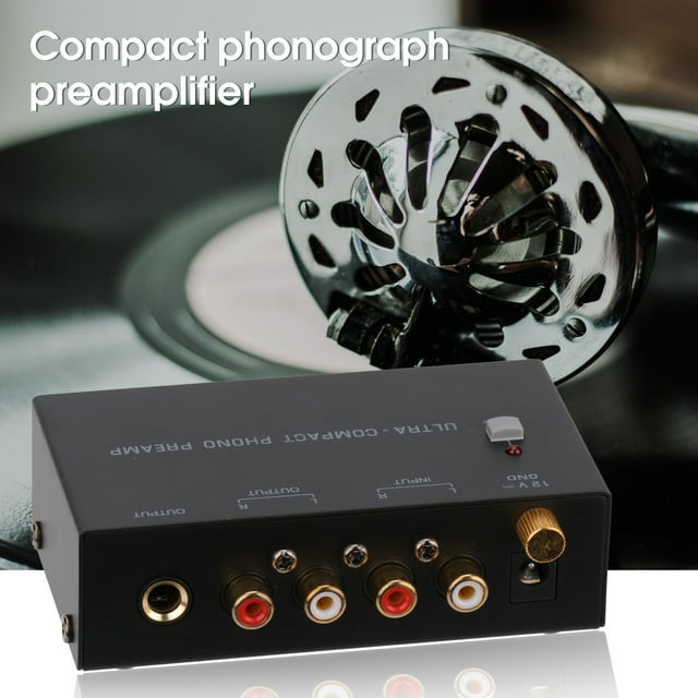 Deyuer KGZPP400 Phono Preamplifier Professional Low Noise RCA Input ...