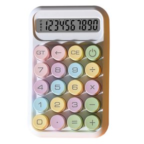 SPOORYYO Mechanical Calculator - Vintage Typewriter Style, Cute 12 ...