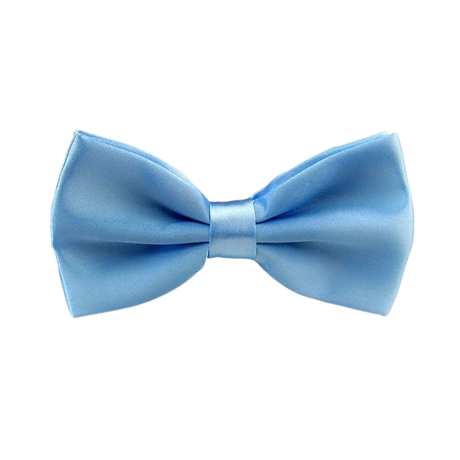 Deyuer Men Bow Tie Detachable Design Adjustable Fit Solid Color Formal ...