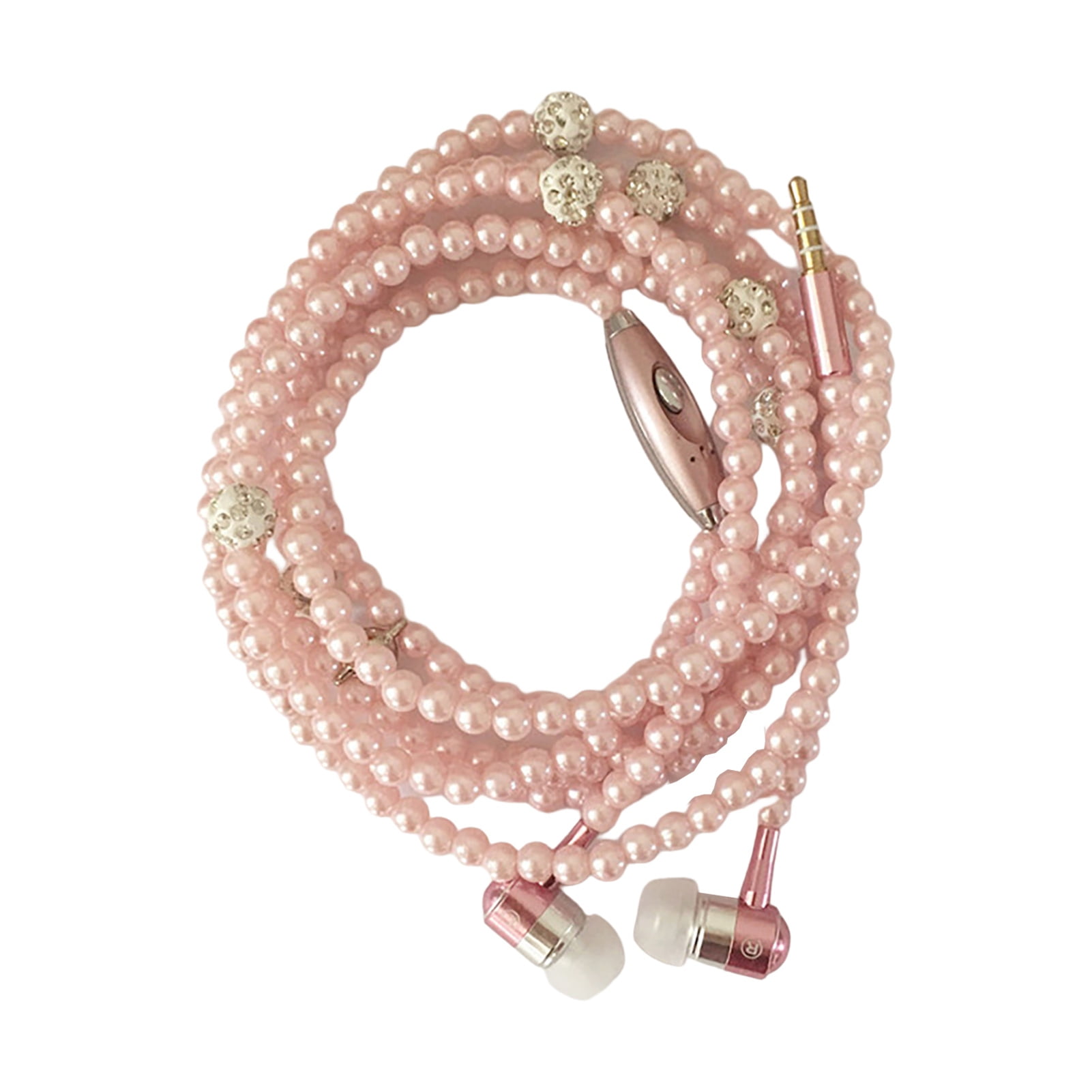 Deyuer Necklace Earbuds Stylish Bright Color Volume Control Tangle-Free ...