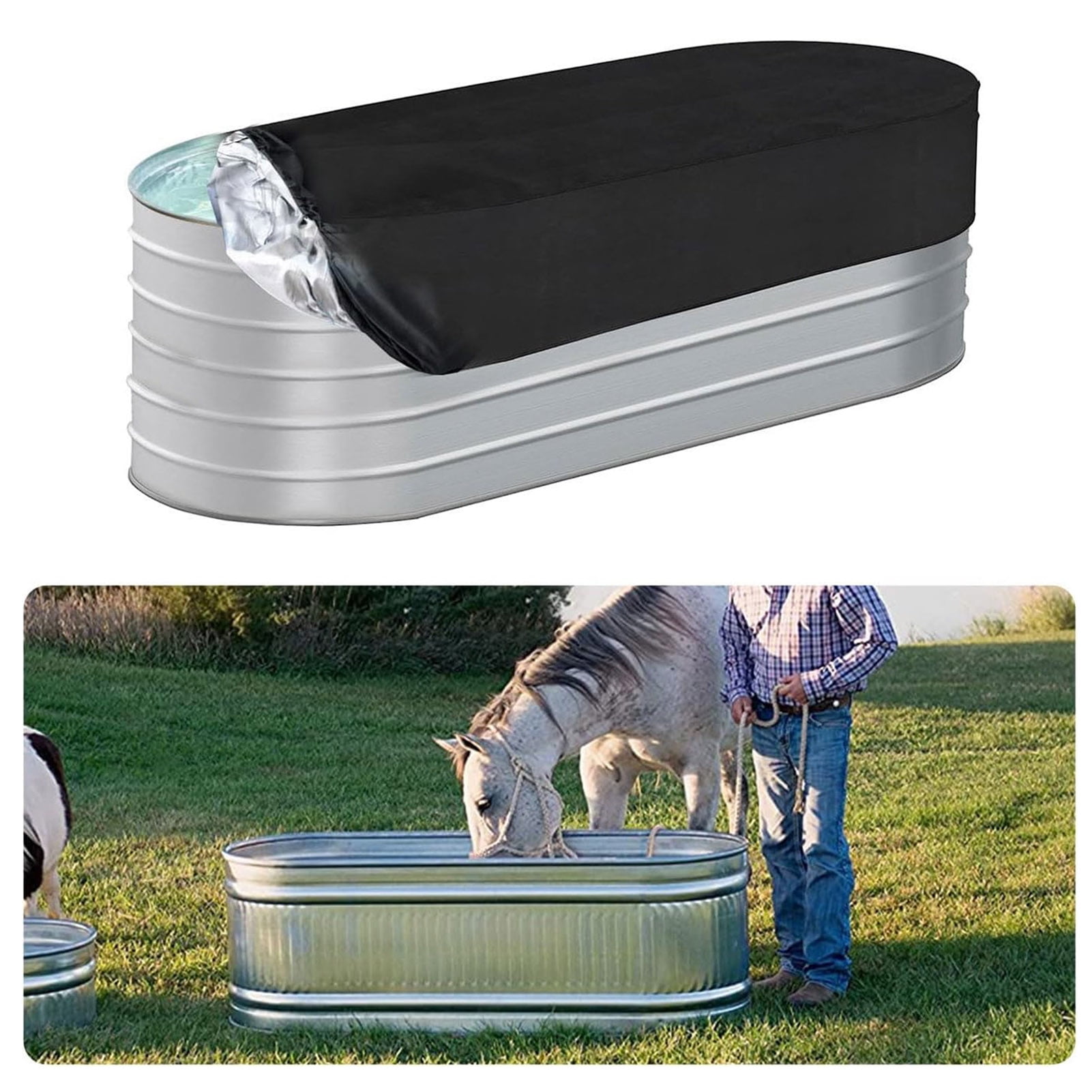 Deyuer Planter Box Cover with Adjustable Drawstring Heavy Duty Oxford ...