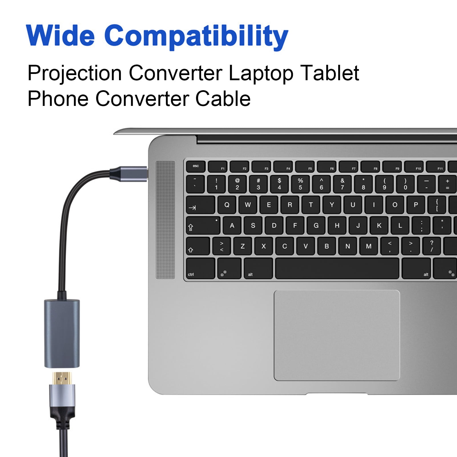 Deyuer Projection Converter Type-C to -Compatible 4K HD-compatible ...