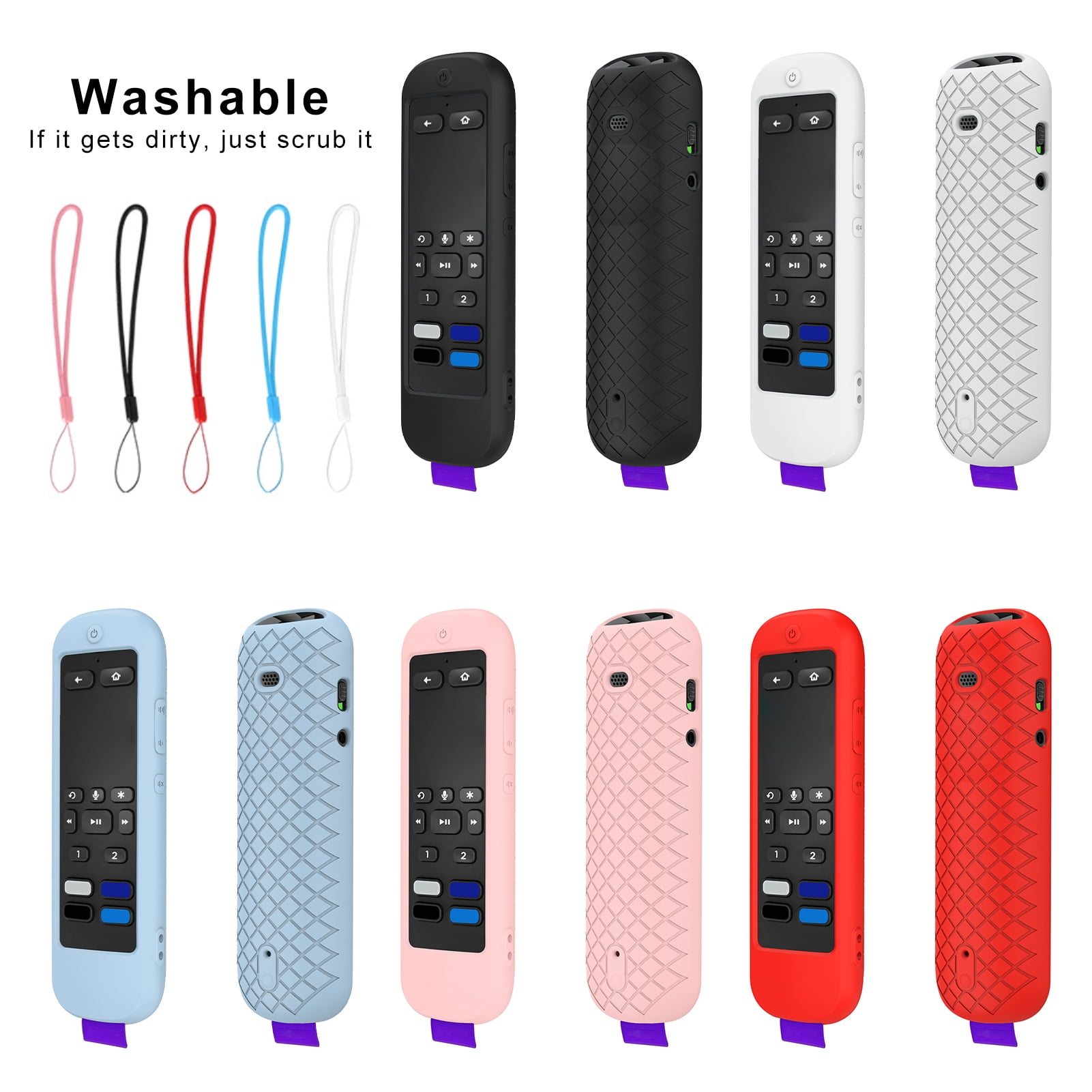 Deyuer Protective Cover Comfortable Grip with Strap Stain resistant ...