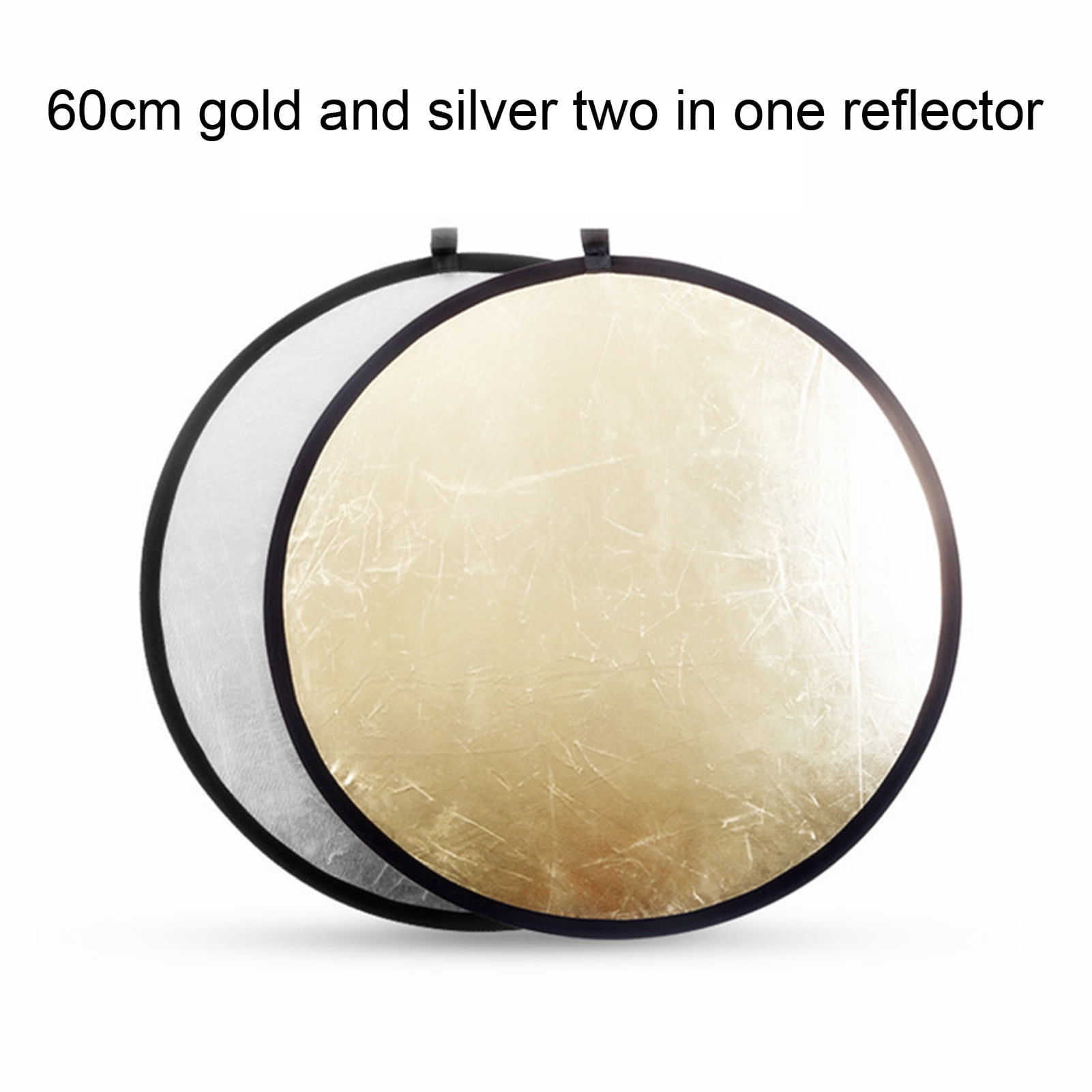 Deyuer Reflective Board 2-in-1 Collapsible Round 60cm Photography ...
