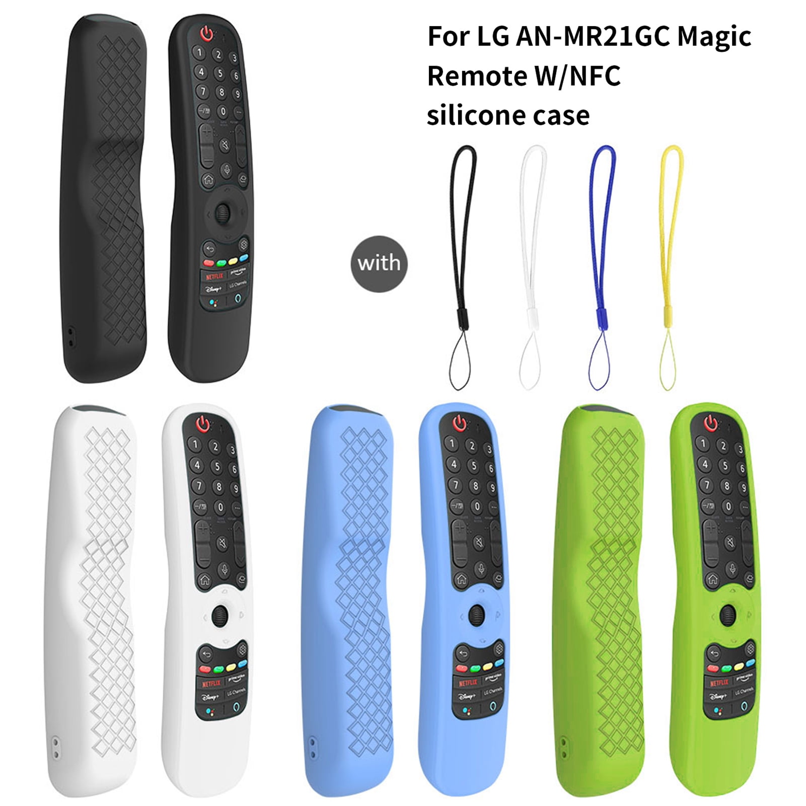 Deyuer Remote Control Cover Waterproof Stain-resistant Shockproof Glow ...