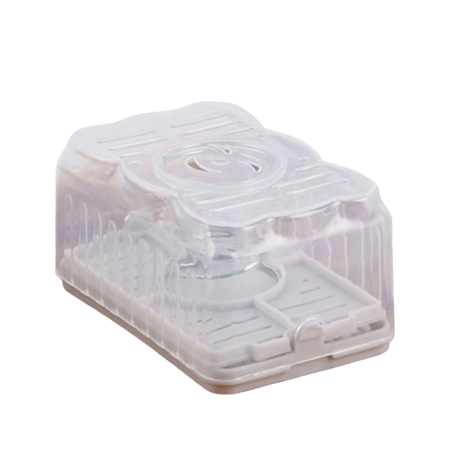 Deyuer Soap Box with Bubbler Hands Free Transparent Detachable Easy to ...