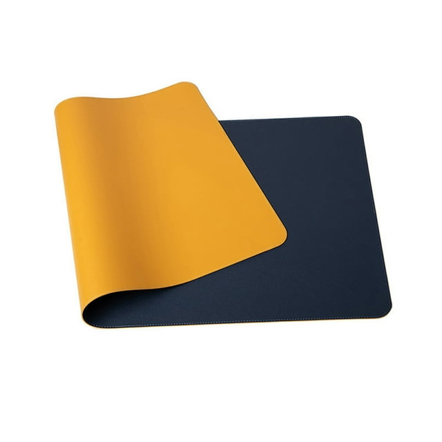 Deyuer Stain Resistant Mouse Pad Strap Design Faux Leather Decorative ...