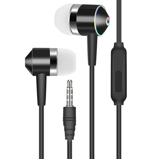 Deyuer Universal 3.5mm Plug In-Ear Music Bass Wired Earphones Sports ...