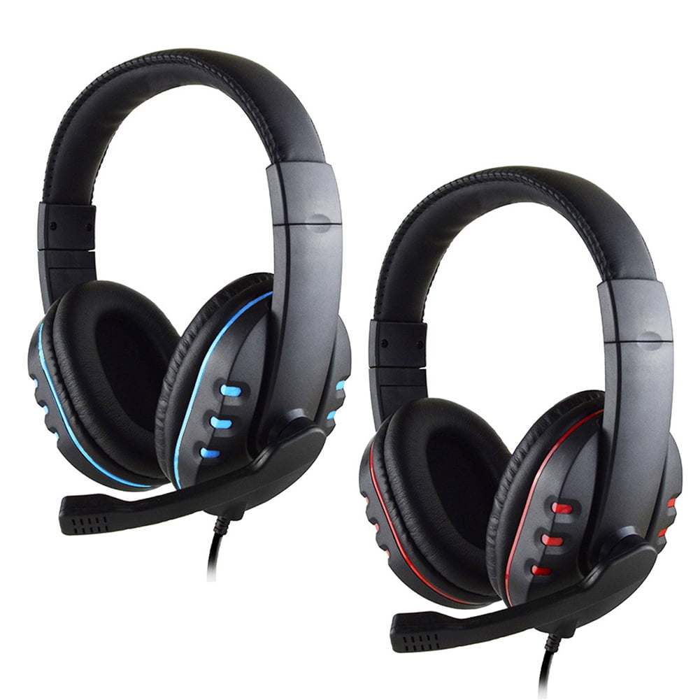 Deyuer Wired Gaming Headphone Heavy Bass Headset for Game Consoles/PCs ...