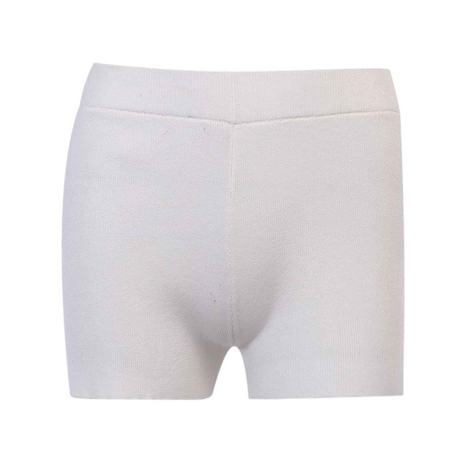 Deyuer Women Workout Yoga Shorts Soft Solid Stretch Cheerleader Running ...