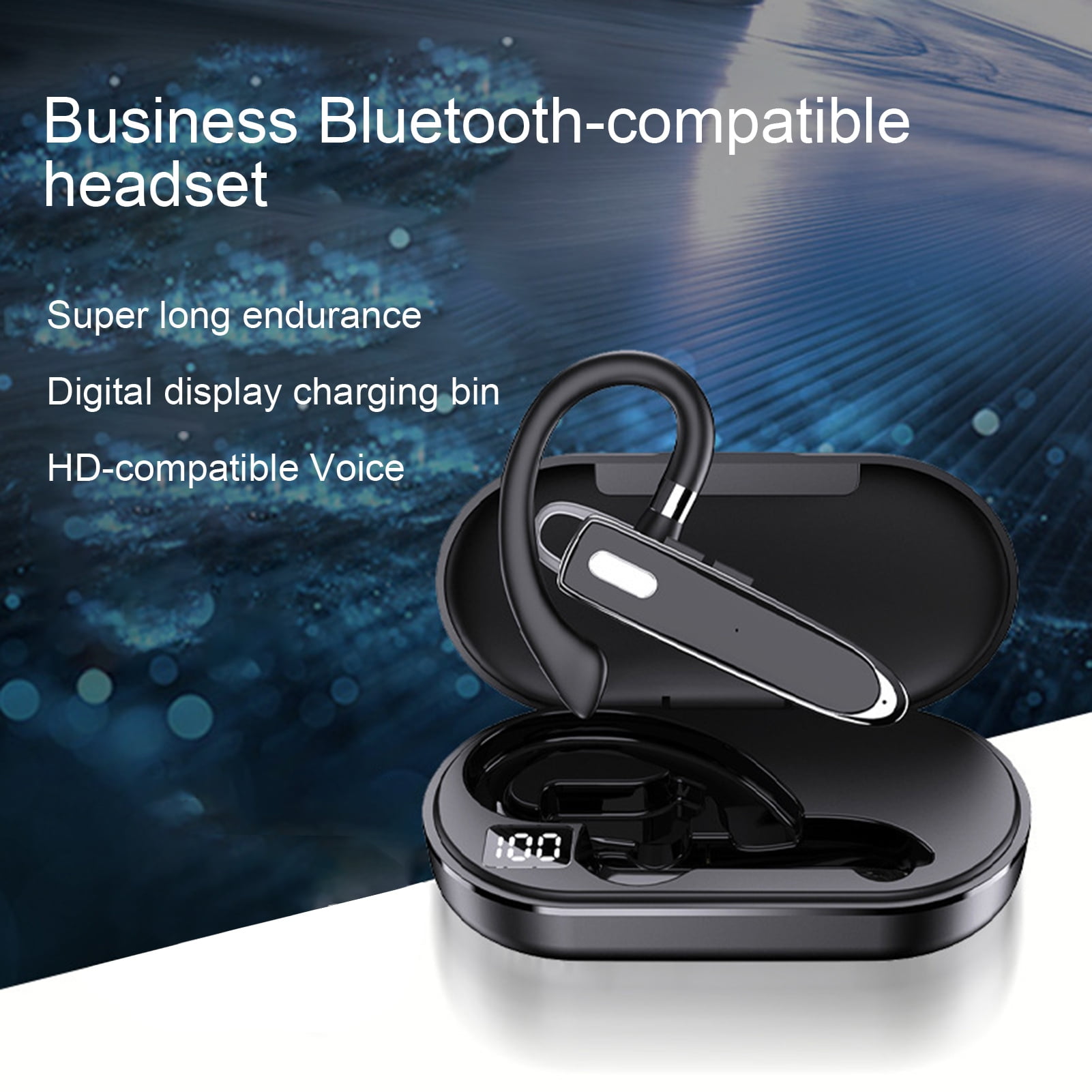 Deyuer YYK530 Bluetooth-compatible Earphone Ear Hook ANC Noise ...