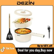 Miumaeov 4L/4.2QT Electric Hot Pot Multifunctional Portable Non-stick ...