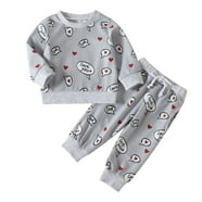 Baby Boy Valentines Day Outfit 3M 6M 12M 18M Sweatshirt Romper Long Sleeve Bubble Onesie Newborn ...