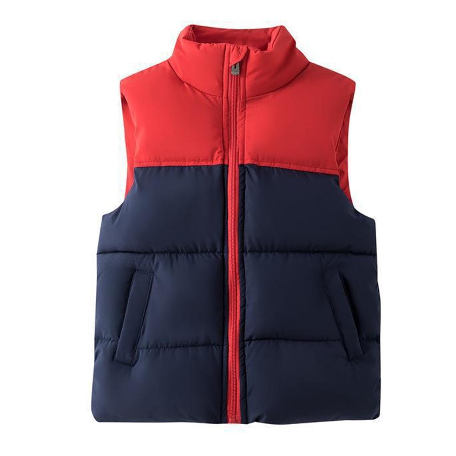 Dezsed Boys Girls Puffer Vest Padded Warm Winter Jacket Sleeveless ...