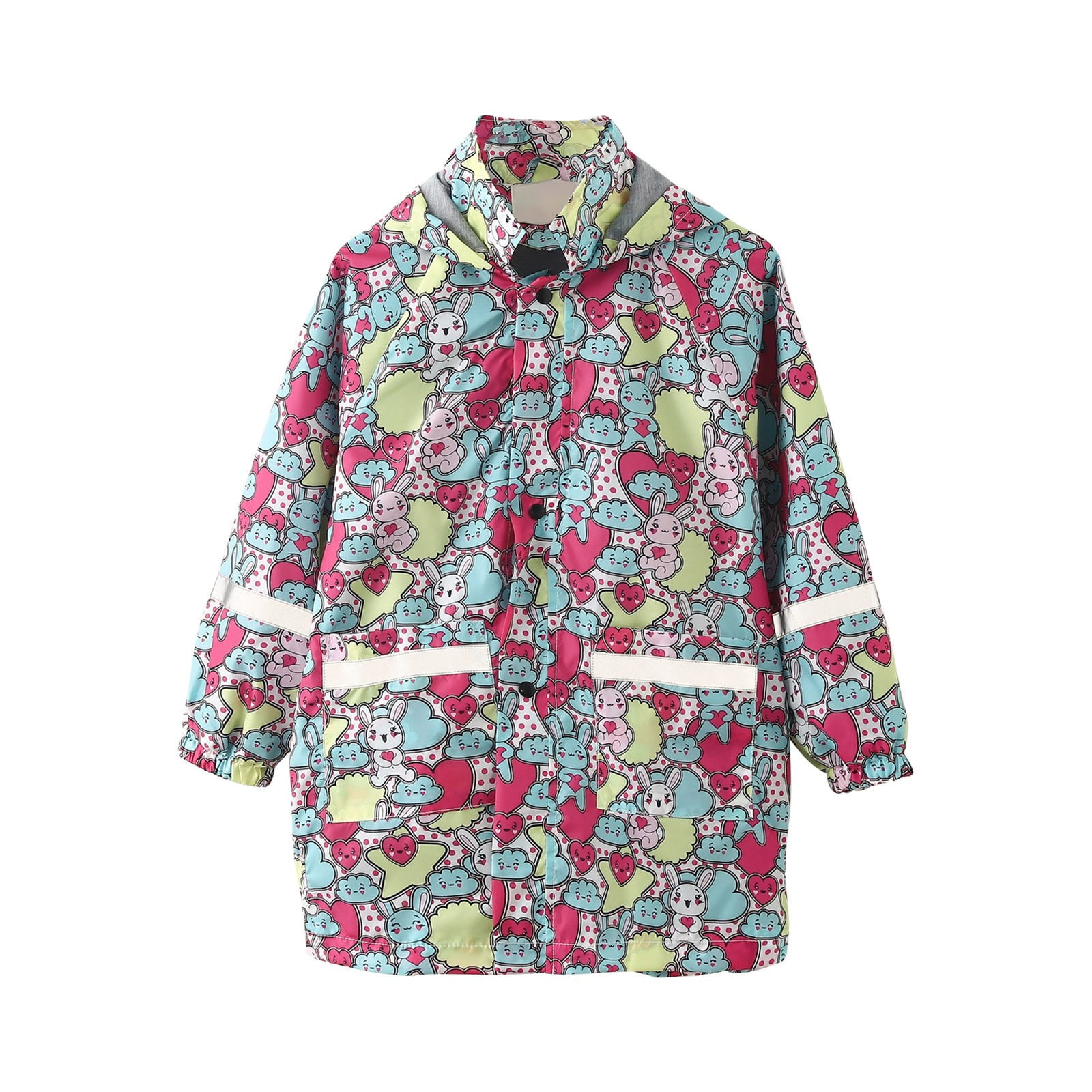 Dezsed Children's Boy Girl Raincoat Jacket Cute Printed Print Long ...