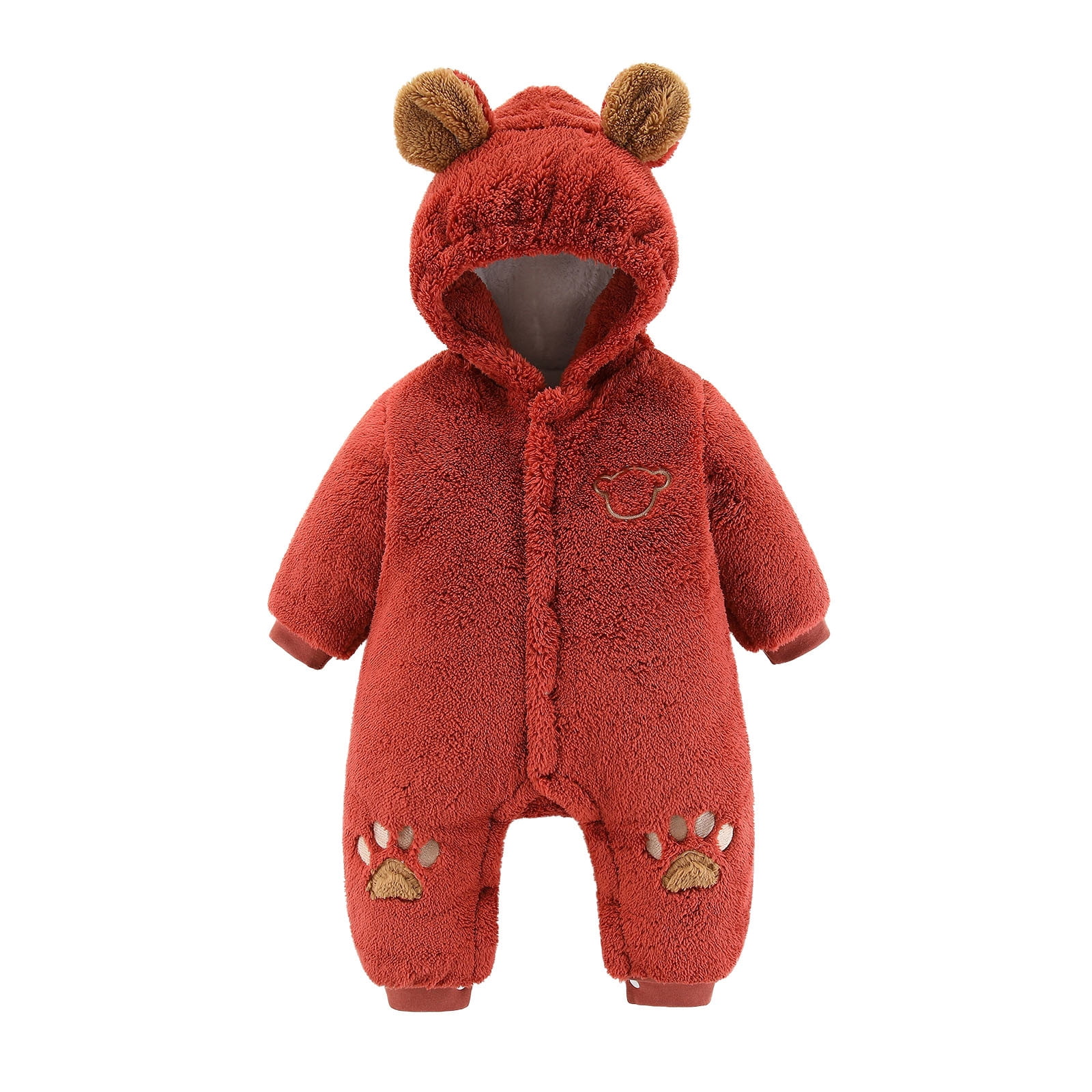 Dezsed Fall & Winter Baby Warm Clothes Boy Girl Solid Colour Cute Bear ...