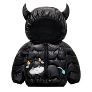 Fymall Baby Girl Boy Winter Warm Long Sleeve Plush Hooded Jacket Coat Outerwear - Walmart.com