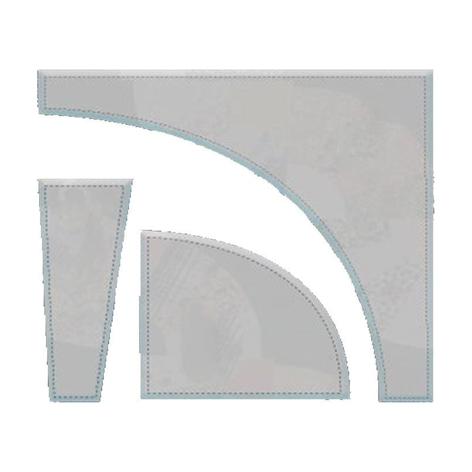 Dezsed Quilting Ruler Clearance Crazy Fan Quilt Tem Plates Cutting ...