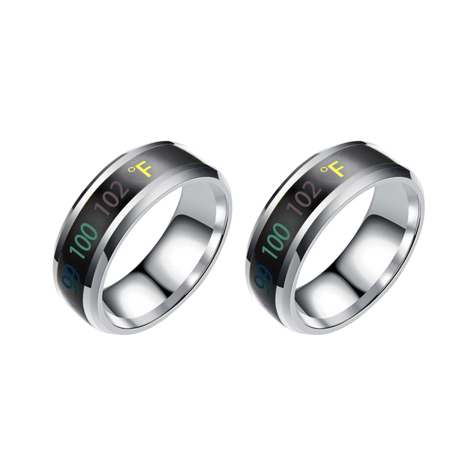 Dezsed Rings Jewelry Clearance Temperature Monitoring Ring, Temperature ...