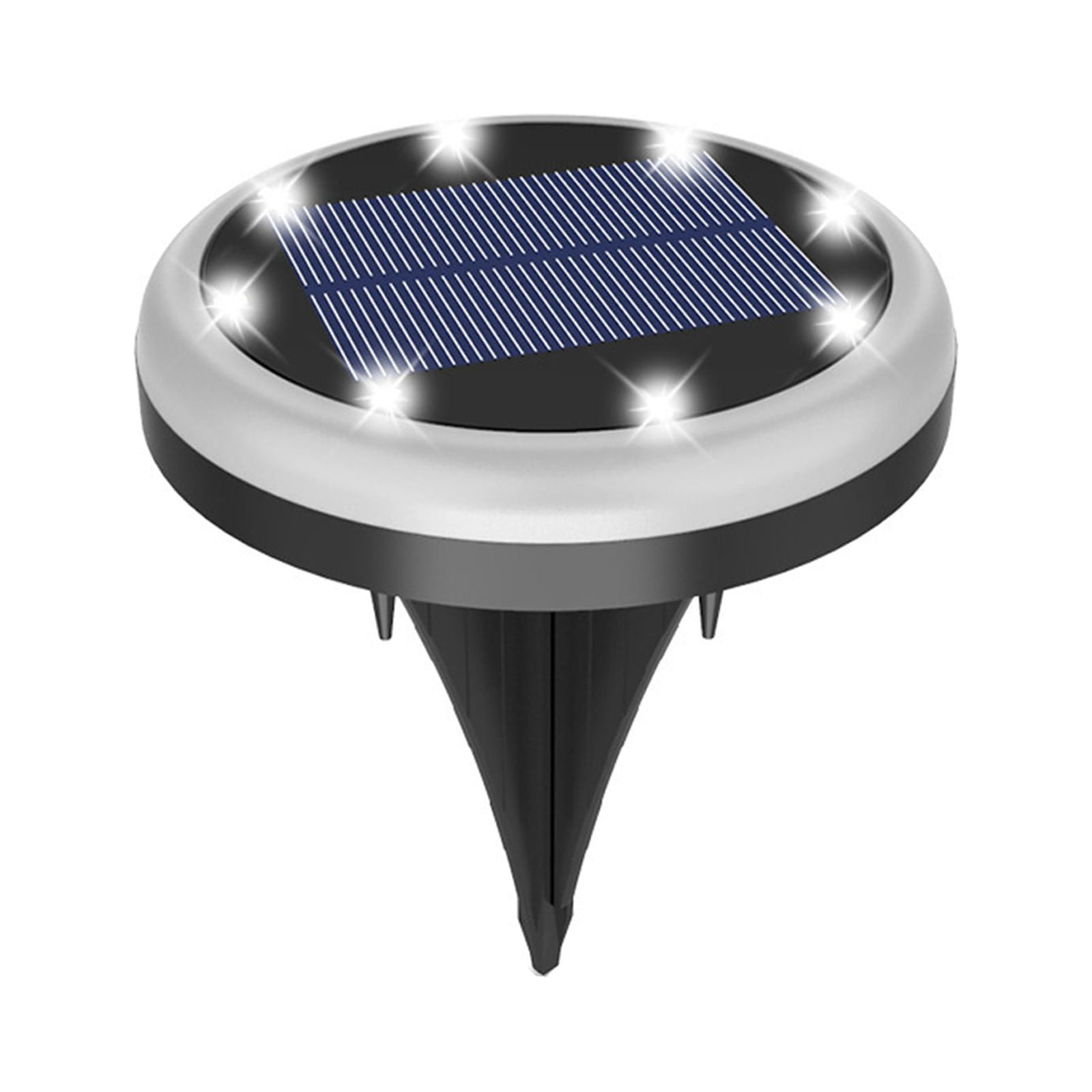 Dezsed Solar Ground Lights, 8 LED Outdoor Solar Disk Lights, Water ...