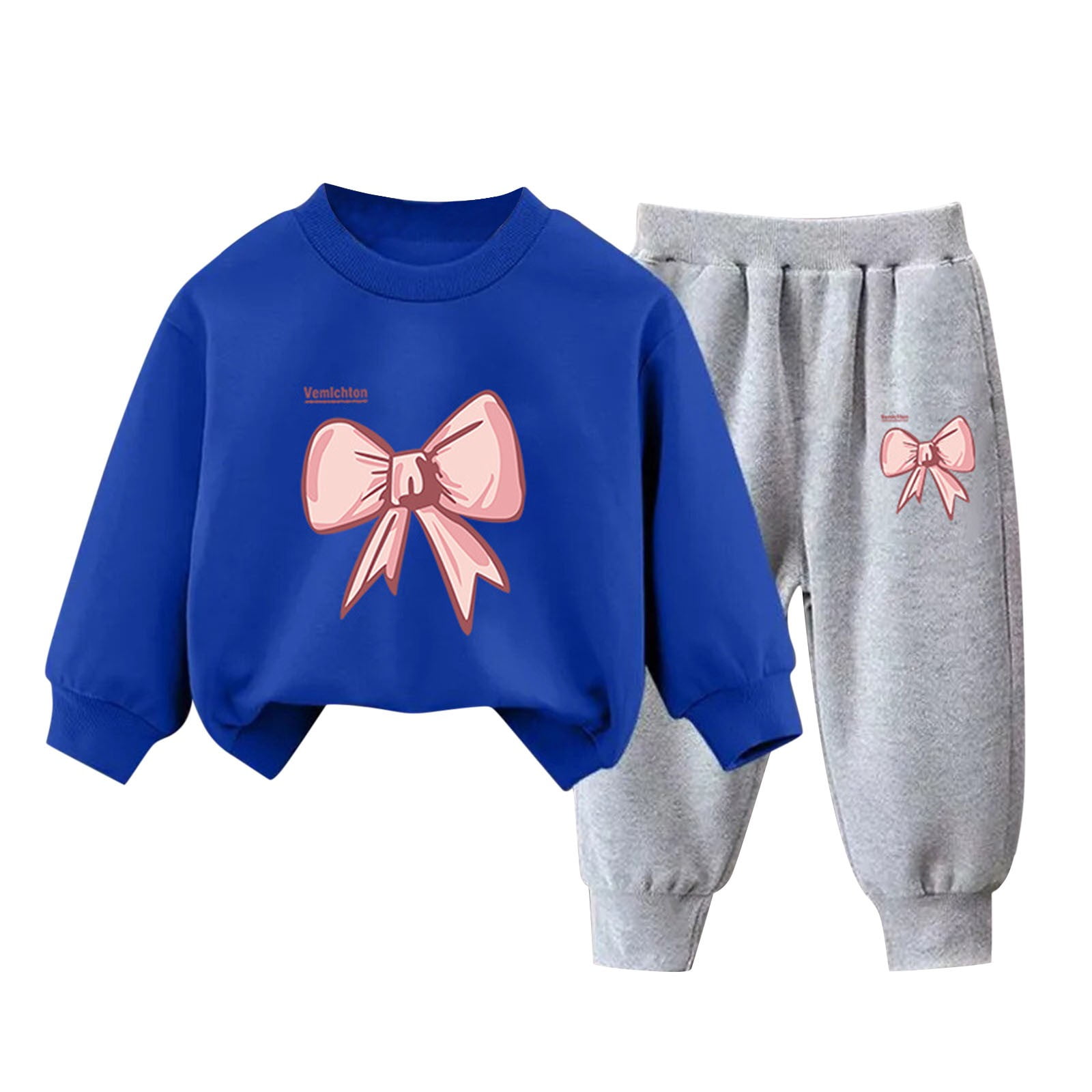 Dezsed Toddler Fleece Jogger Set Kids Boys' 2 Piece Athletic Sweatsuit ...