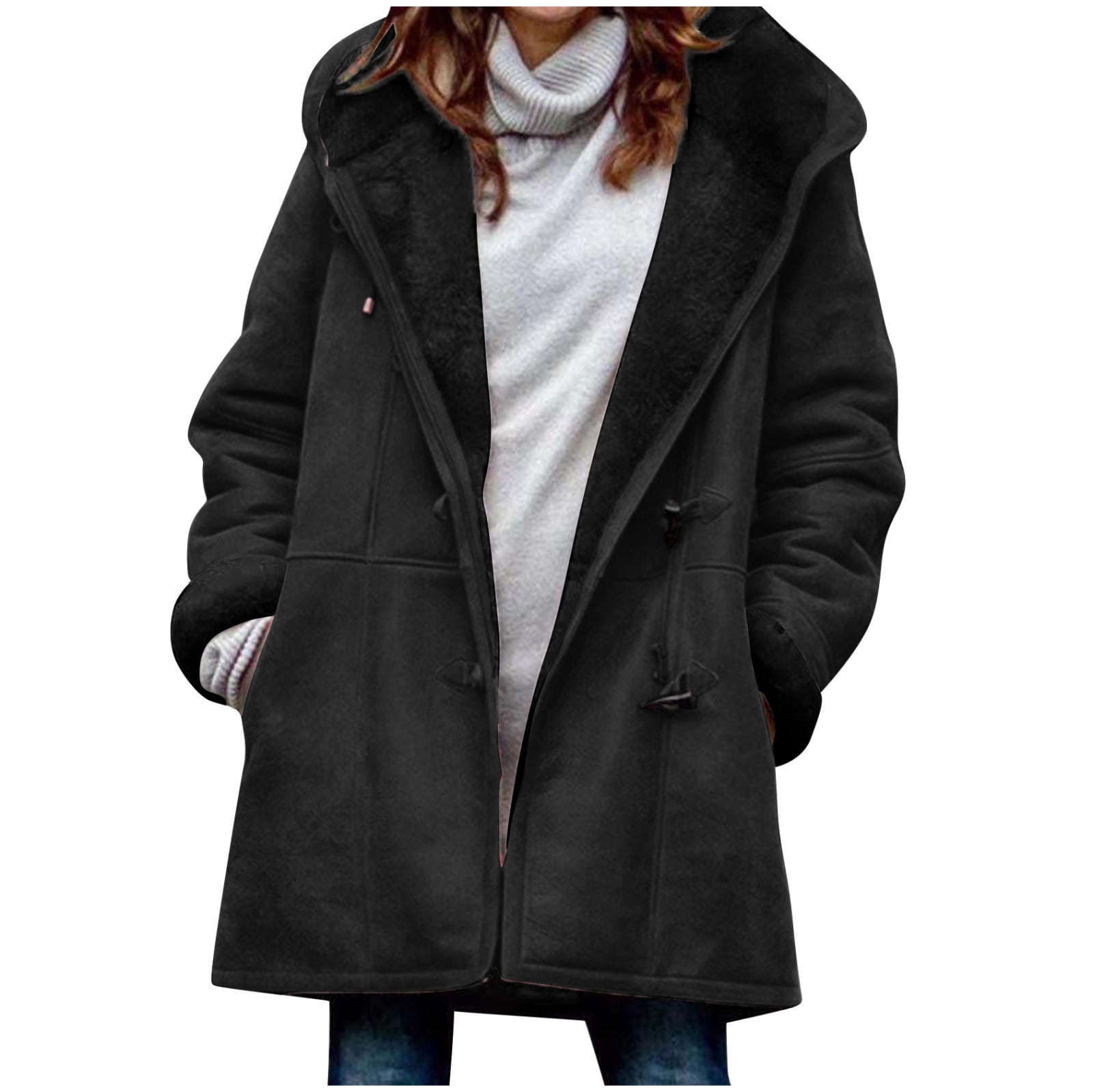 Dezsed Winter Coats for Women Plus Size Clearance Women Winter Plus ...
